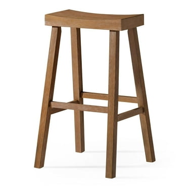 Homy Casa Swivel Bar Stools Set of 2 Adjustable Height Wood Top Counter ...