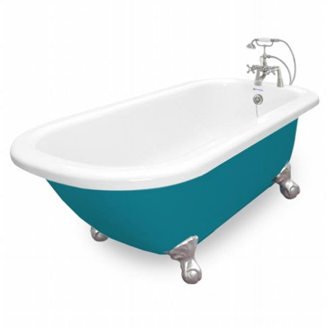 Maverick 67 in. Splash Of Color Acrastone Bath Tub, Small - Walmart.com