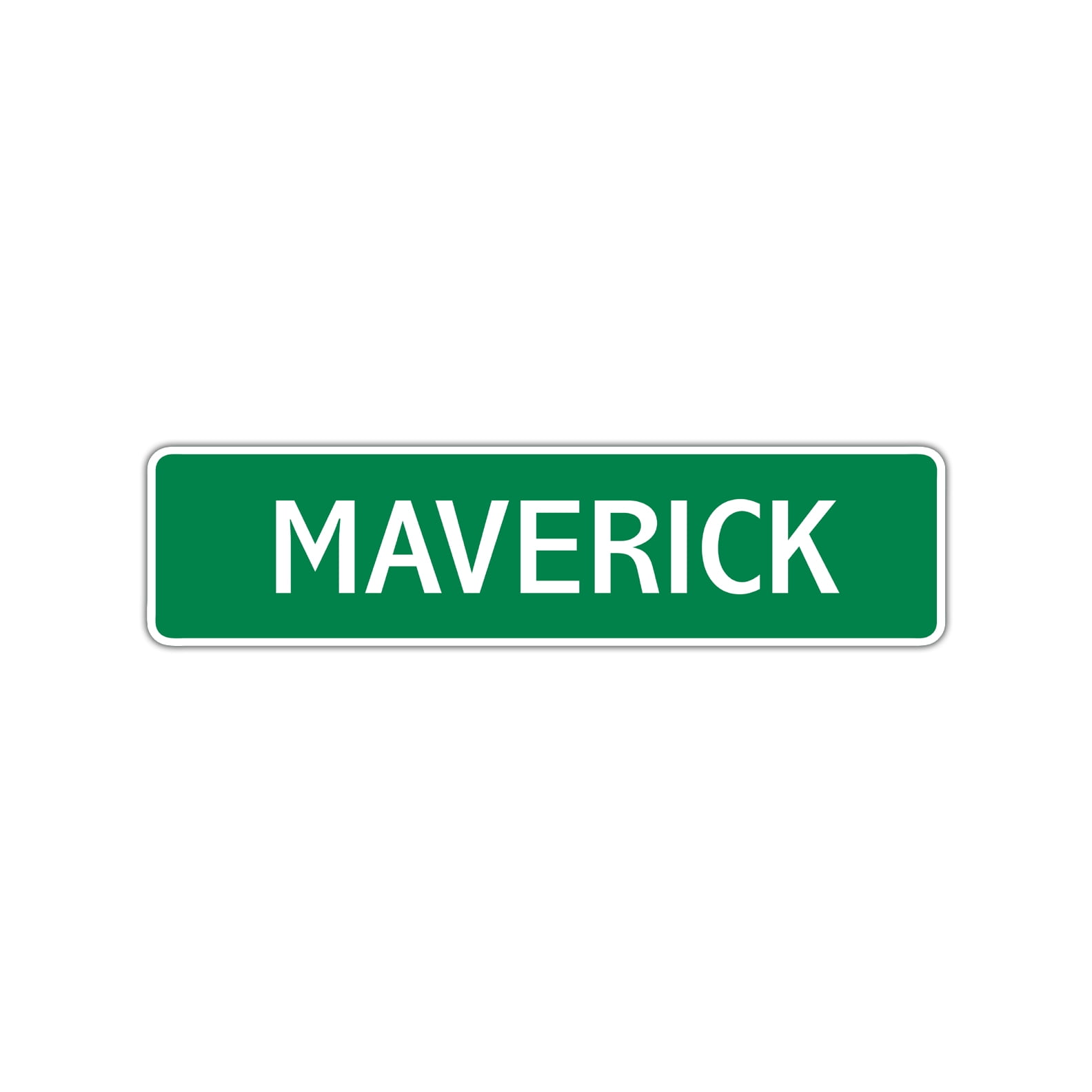 Maverick Boys Children Name KIds Letter Printed Plaque Indoor Outdoor ...