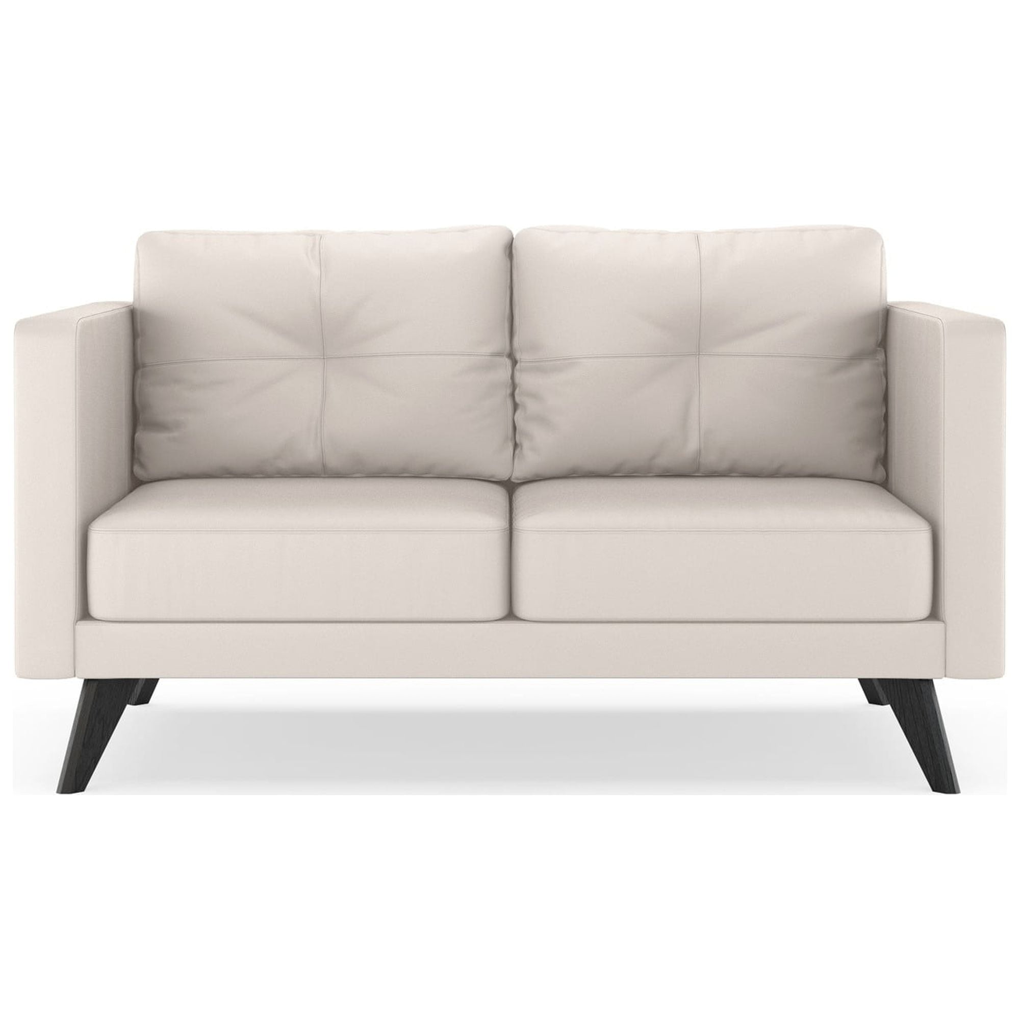 Maverick Sofette Vegan Leather - Ivory - Walmart.com