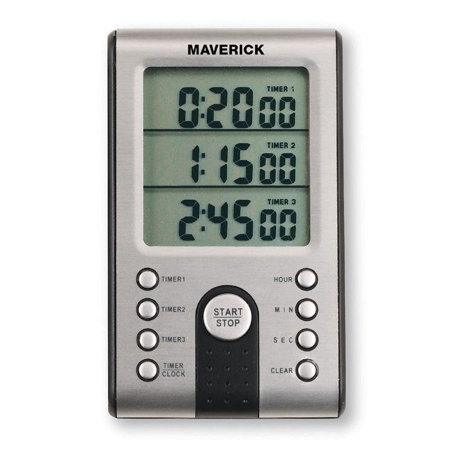 Maverick TM-03 Multi Time Triple Timer with Clock - Walmart.com