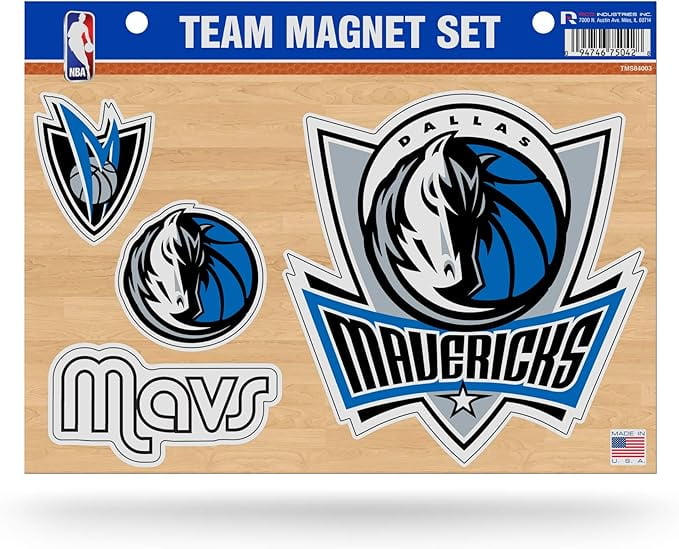 Mavericks Die Cut Team Magnet Set Sheet, 8.5 x 11" - Walmart.com