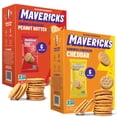 Mavericks Sandwich Crackers Variety VTF5 Pack - Peanut Butter & Cheddar ...