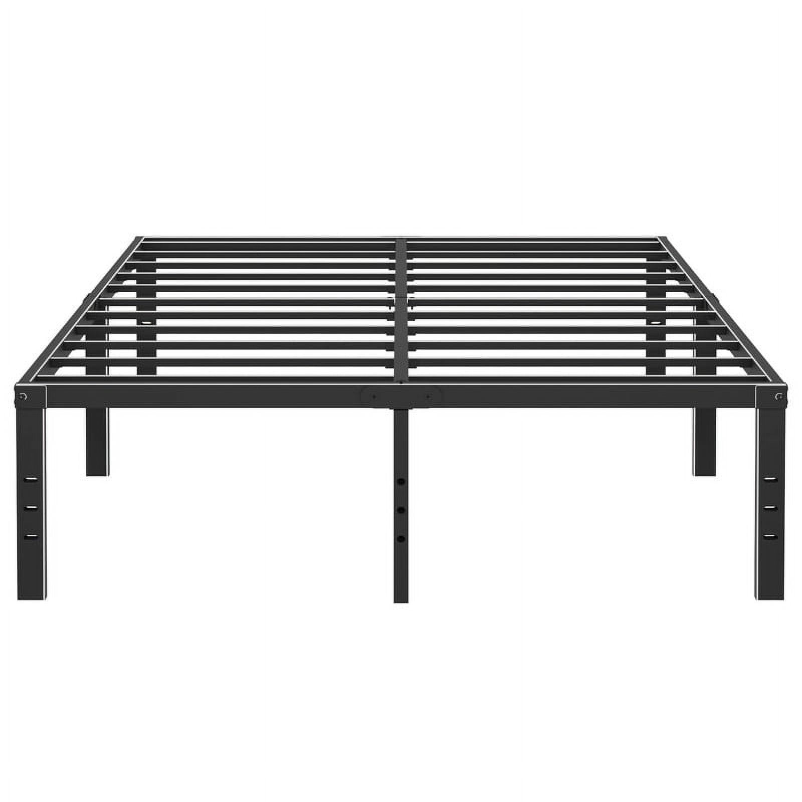 Mavesmog 14 Inch Heavy Duty Metal No Box Spring Needed Bed Frame, Queen ...