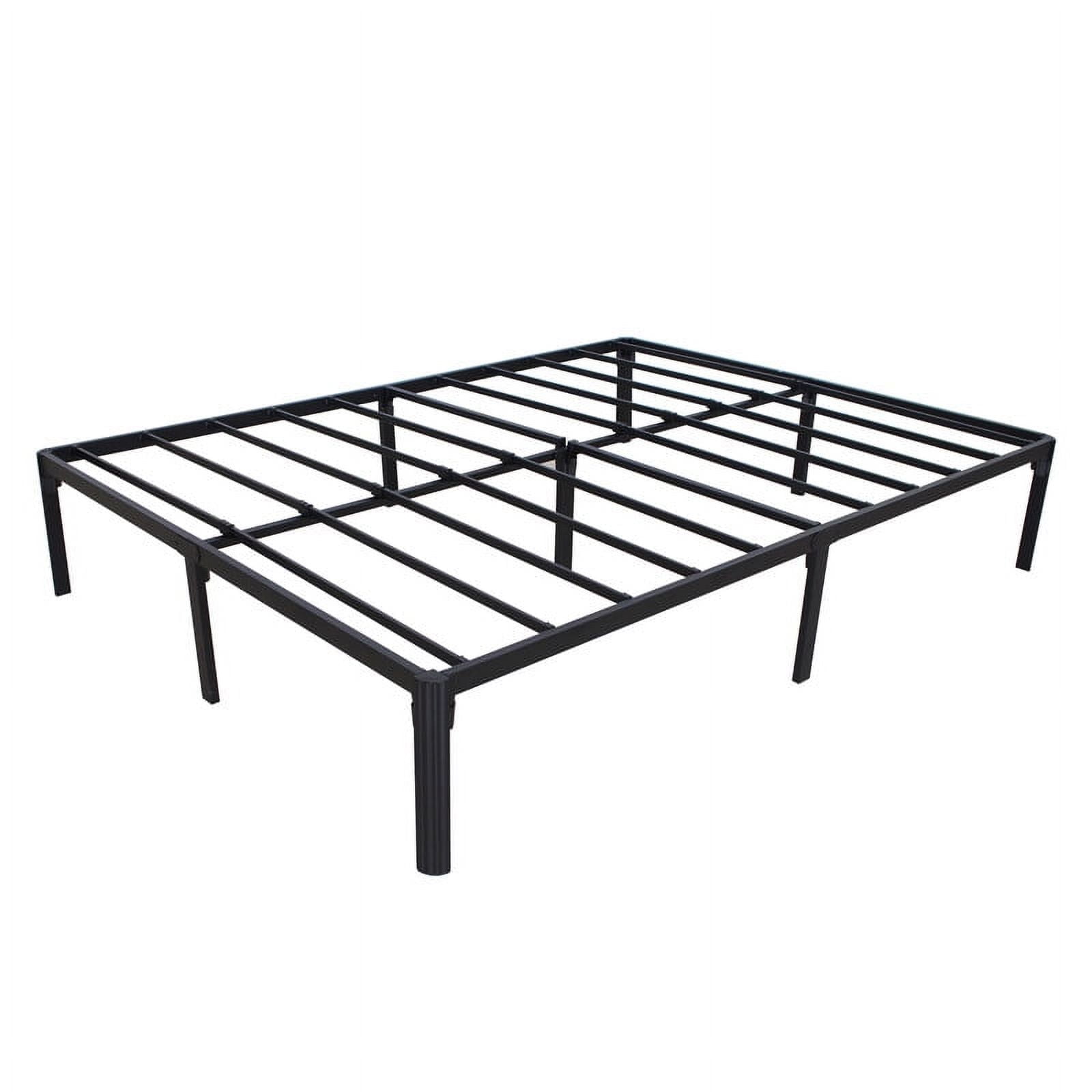 Mavesmog 18 Inch Metal Platform King Bed Frame Mattress with Classic ...