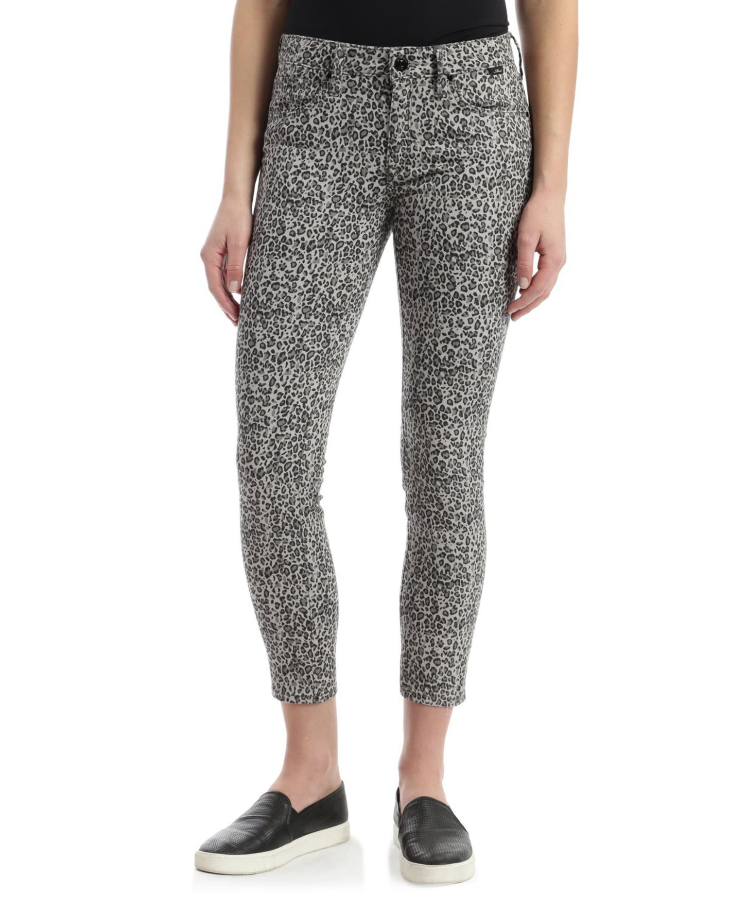 Mavi Women's Grey Tess Leo Cropped Skinny Jeans - Walmart.com