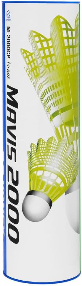 Mavis 2000 Nylon Tournament Shuttle-Yellow (1/2 Dozen) - Walmart.com
