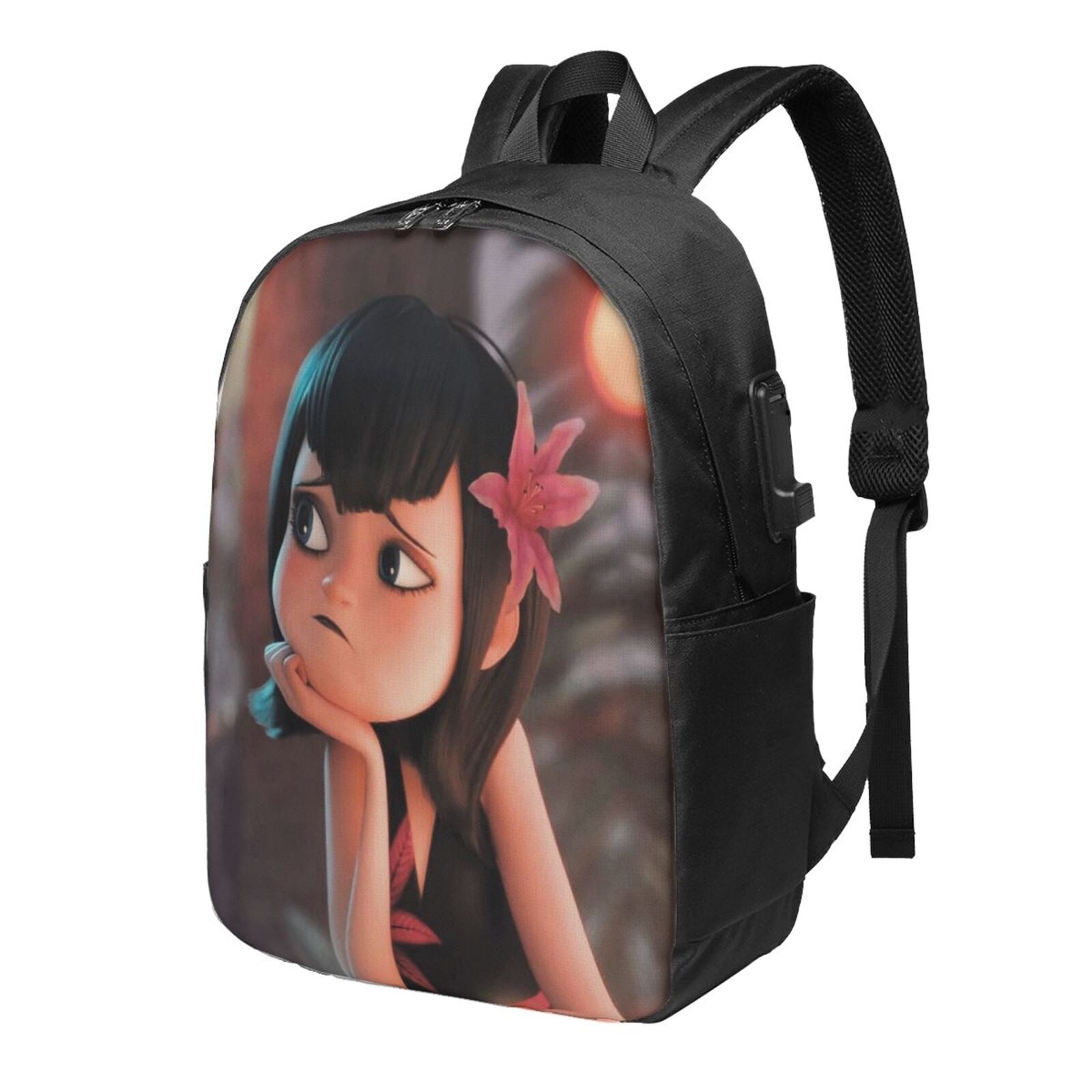 Mavis Dracula Cartoon Backpacks 17 Inch Anime Large Capacity School ...
