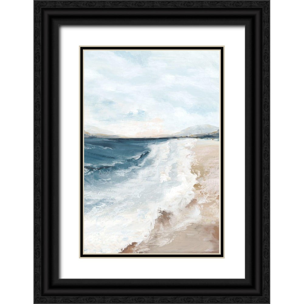 Mavis, Luna 17x24 Black Ornate Wood Framed with Double Matting Museum Art Print Titled - Walk on ...