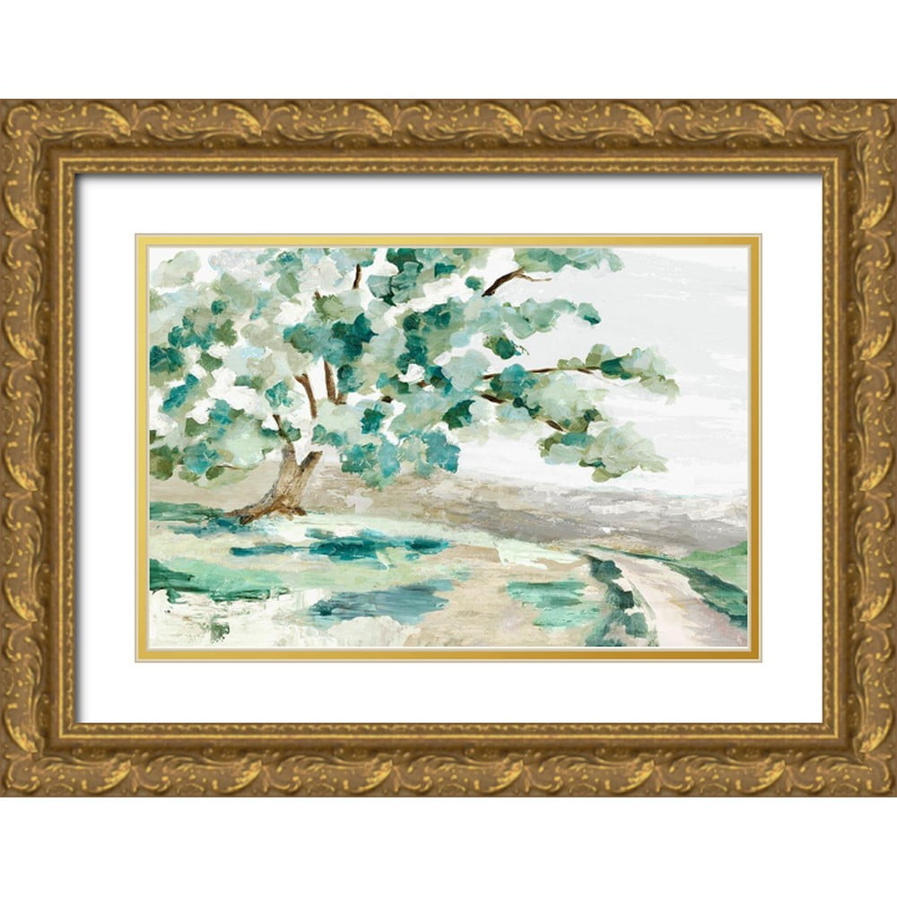 Mavis, Luna 18x13 Gold Ornate Wood Framed with Double Matting Museum ...