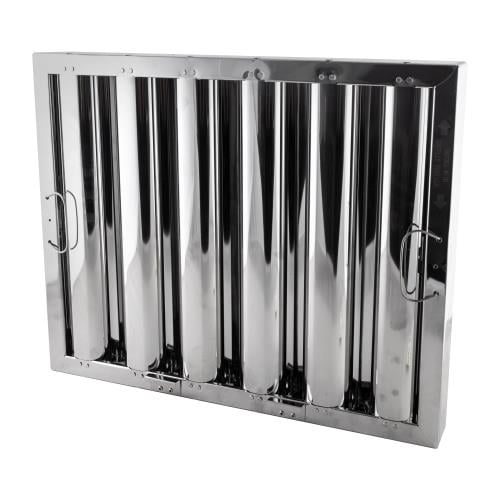 Mavrik - 31720 - 16 in x 20 in Stainless Steel Hood Filter w/ Hooks ...