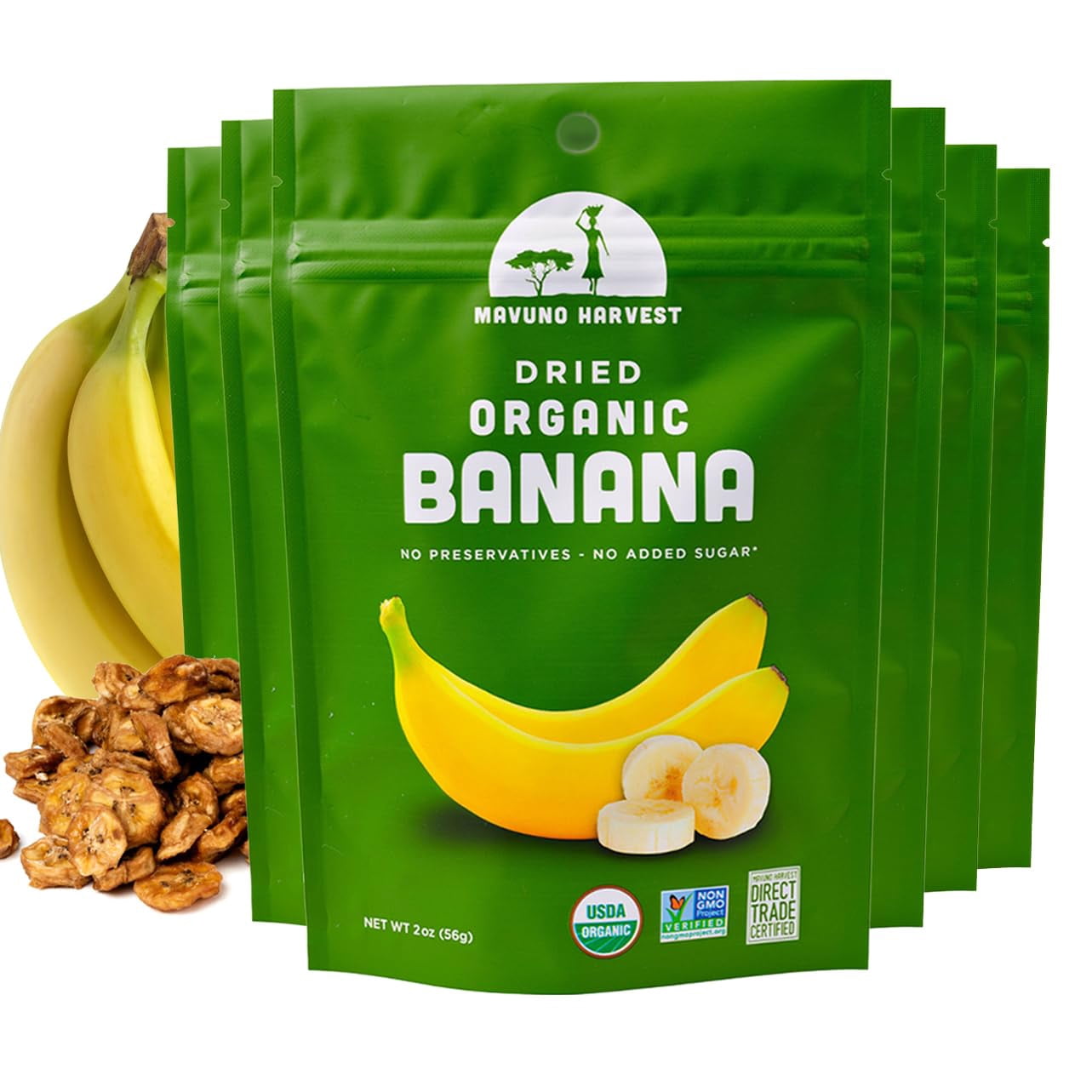 Mavuno Harvest Banana RRF12 Chips Fruit Snacks | Banana | Healthy ...