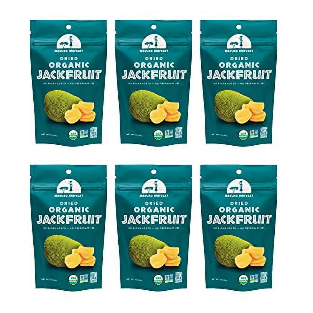 Mavuno Harvest Direct Trade Organic Dried Fruit, Jackfruit, 2 Ounce ...