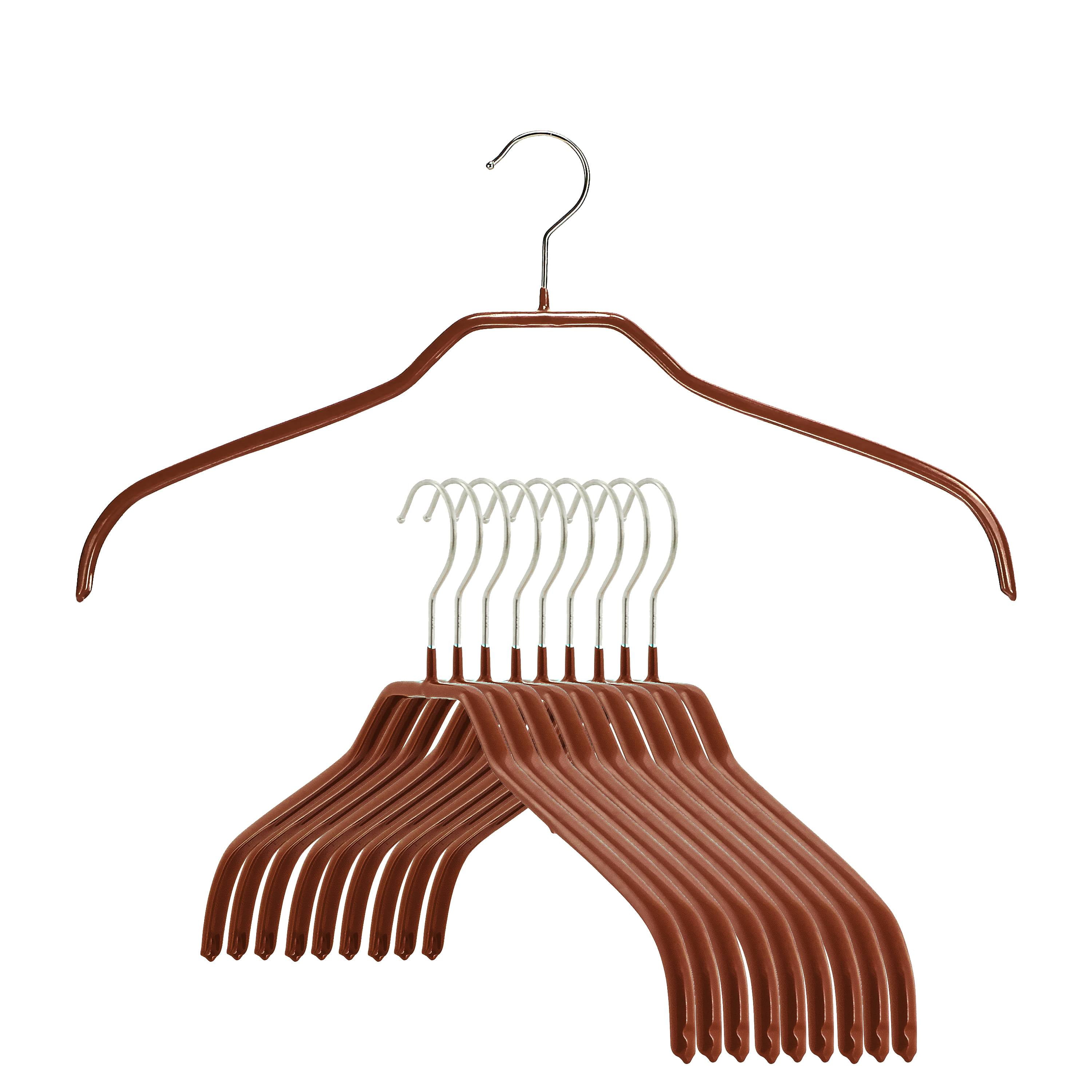 Mawa by Reston Lloyd Silhouette Series Non-Slip Space Saving Clothes ...