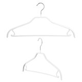Mawa by Reston Lloyd Silhouette Series Non-Slip Space Saving Hanger with Pant Bar/Skirt Hook ...
