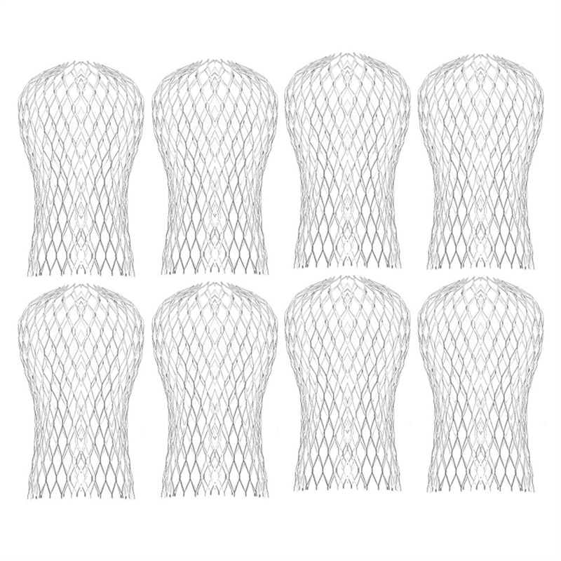 Mawalde 8Pcs Gutter Downspout Guard,Down Pipe Filter Mesh,Gutter ...