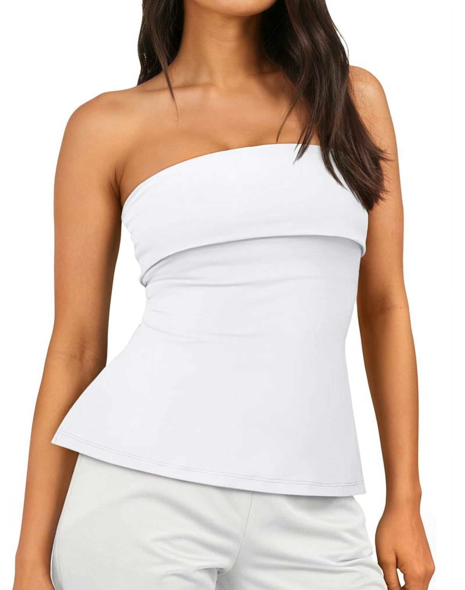 Mawalde Going Out Tube Tops for Women 2025 Trendy Summer Off Shoulder ...