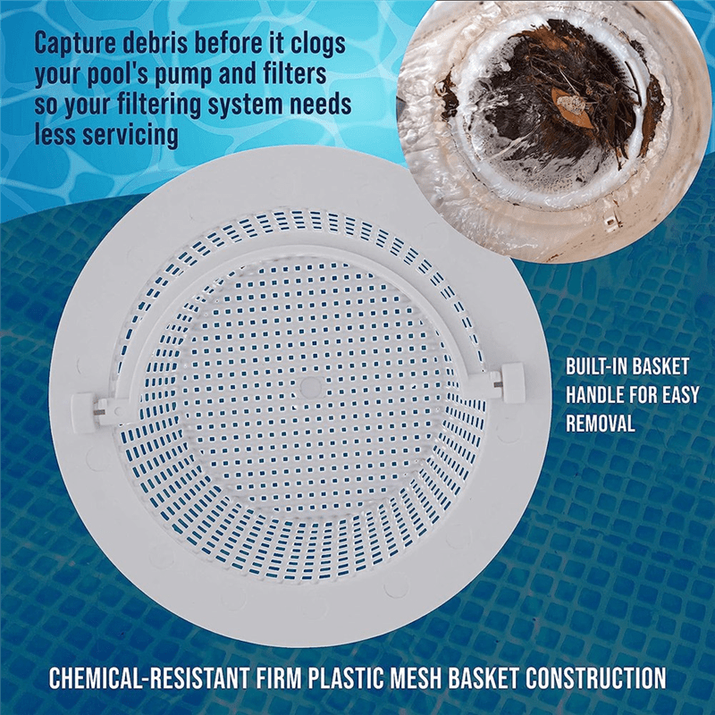 Mawalde Pool Strainer Basket Swimming Pool Skimmer Replacement Basket ...