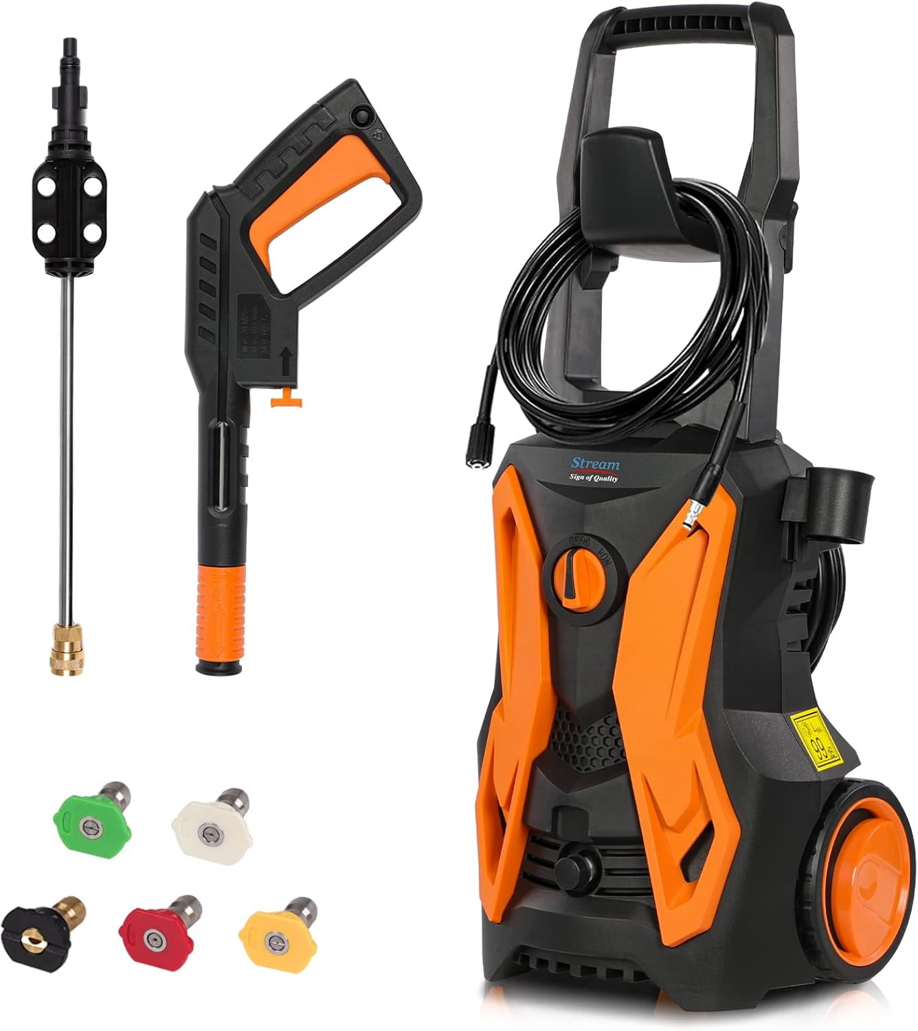 Max 3500 PSI Electric Pressure Washer, Power Washer Pressure Washer ...