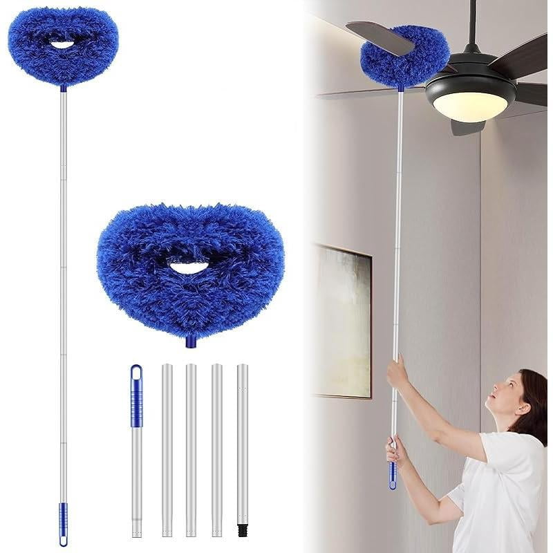 Max 66'' Ceiling Fan Cleaner Duster Reusable Microfiber Ceiling Fan ...