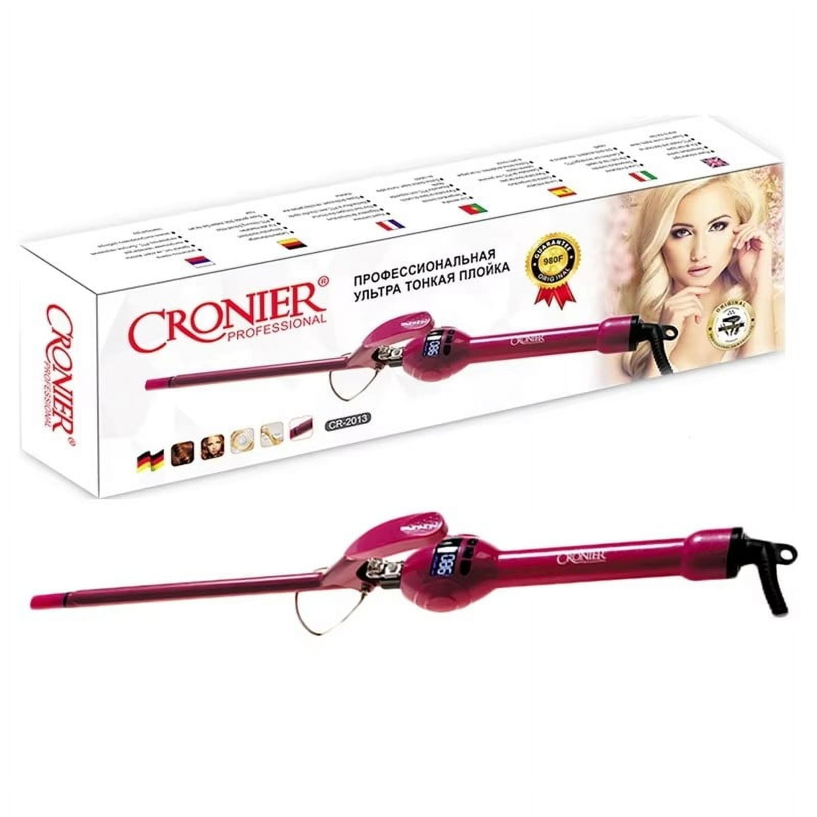 Max 980 ℉ Professional Hair Curler Tongs LCD Digital Wand Curling Hair ...