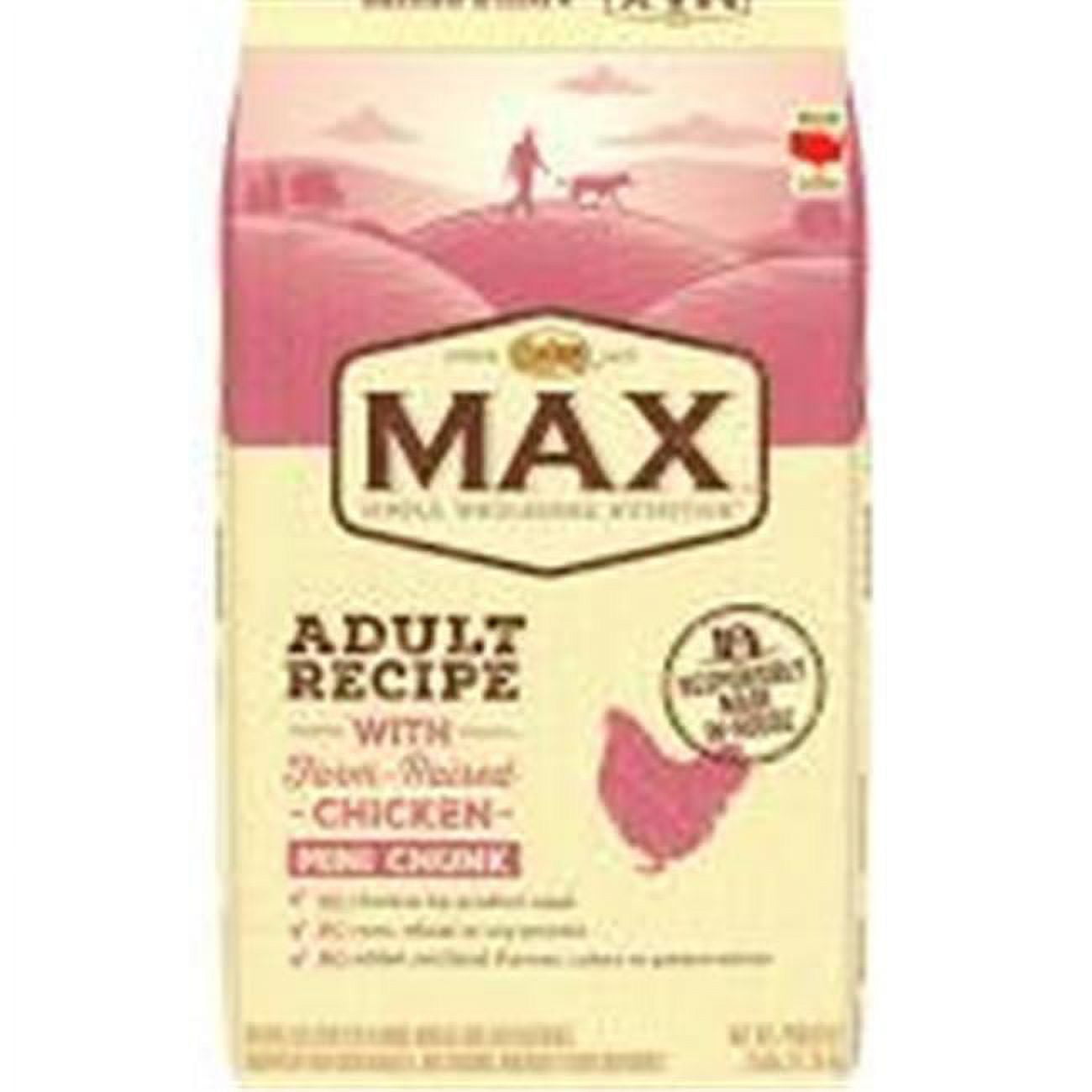 Max Adult Recipe with Farm Raised Chicken Mini Chunk - Walmart.com