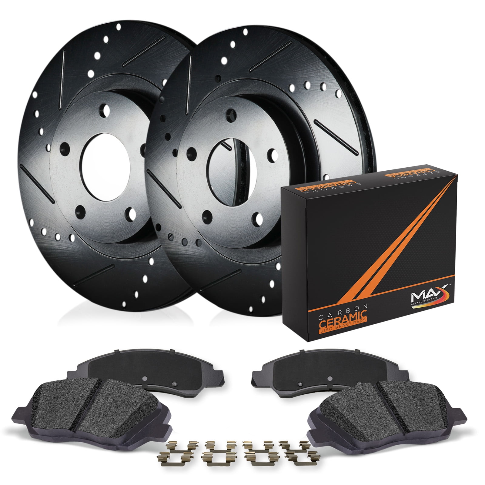 Max Advanced Brakes - Brake Kit for 1998-2004 Chevy S10 Blazer 4WD GMC ...