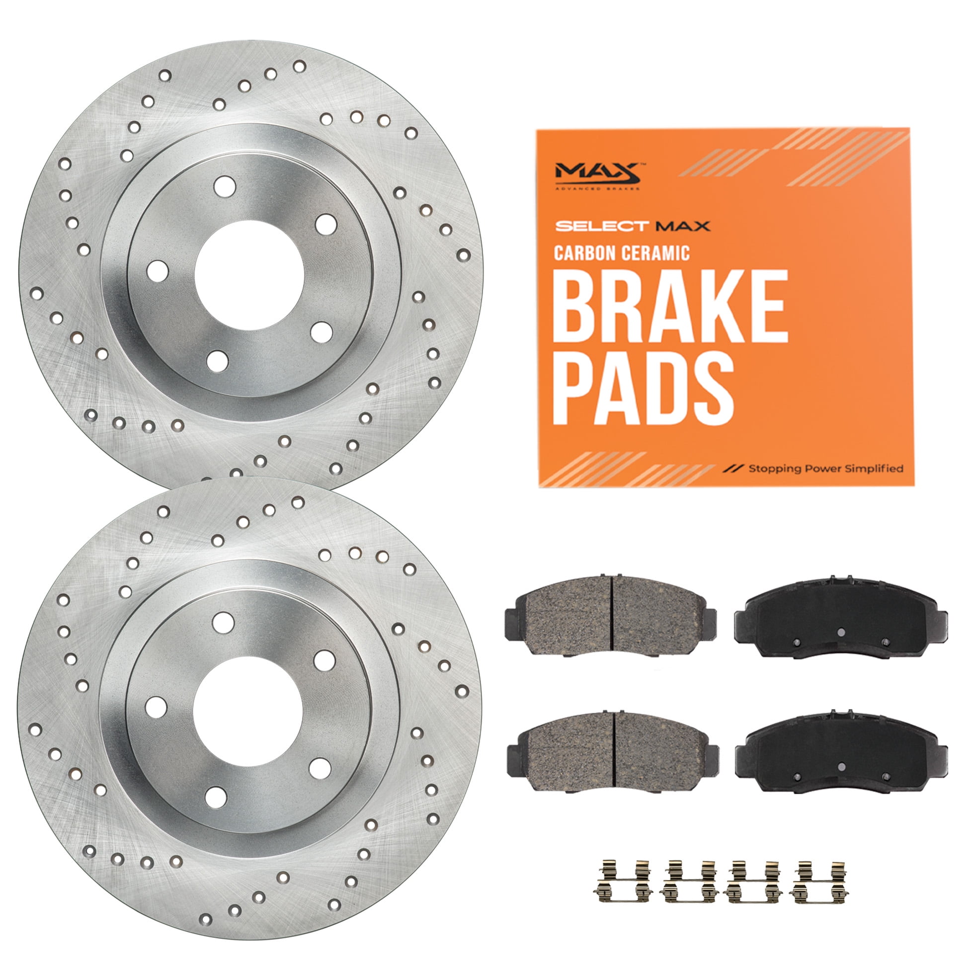 Max Advanced Brakes - Brake Kit for 2005-2023 Chrysler 300 2009-2023 ...