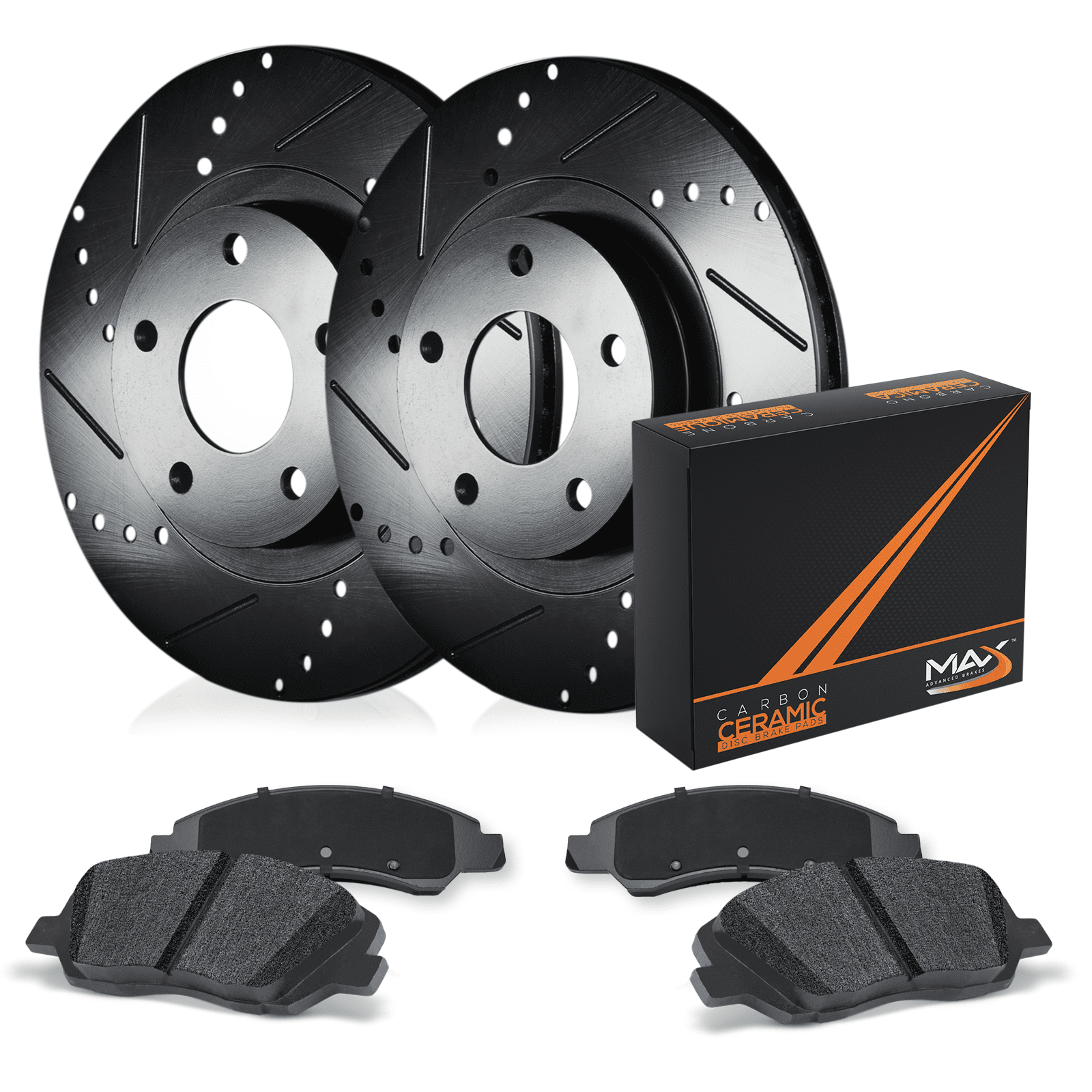 Max Advanced Brakes - Brake Kit for 2006 2007 2008 2009 2010 2011 2012 ...