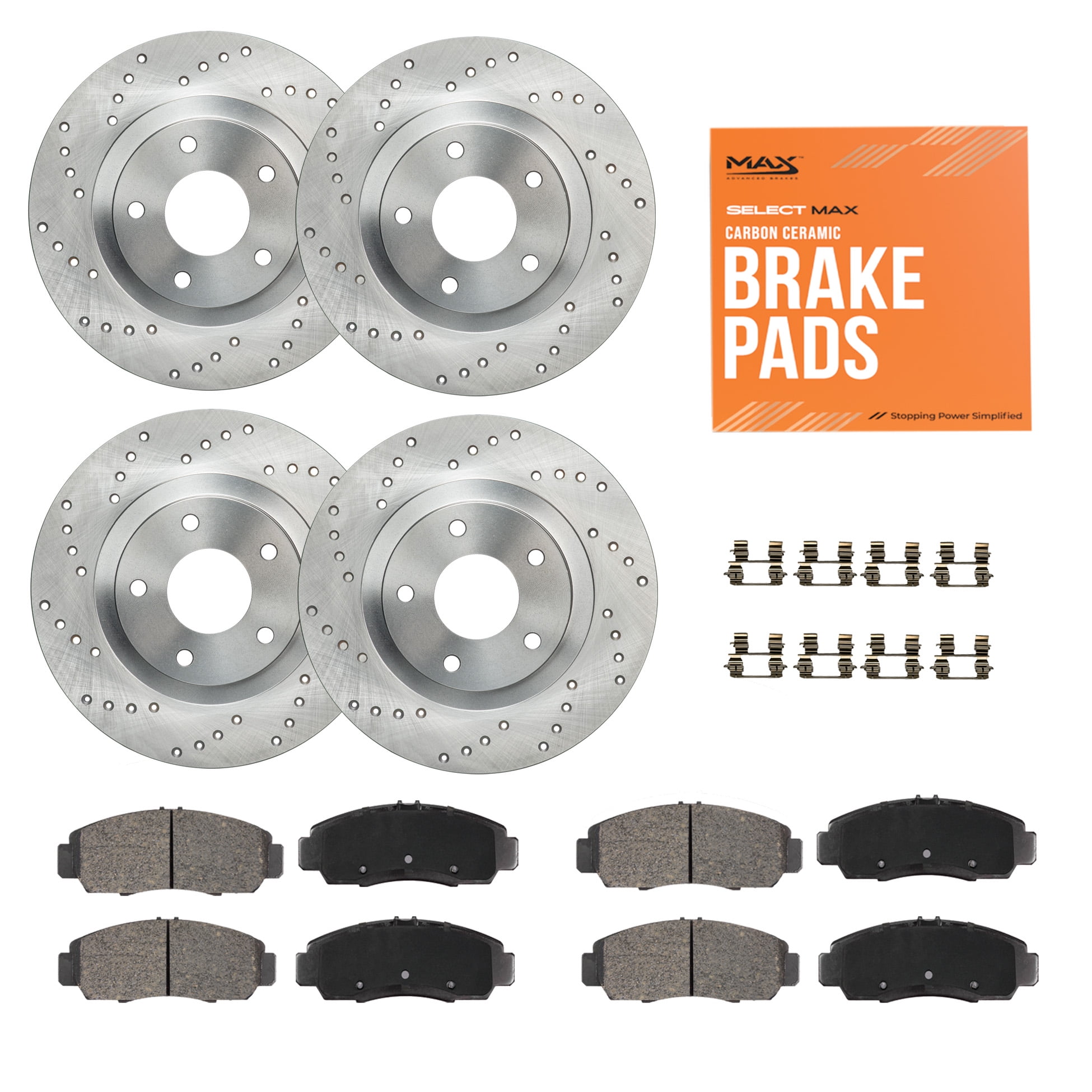 Max Advanced Brakes - Brake Kit for 2013-2017 2018 2019 2020 2021 Ford ...