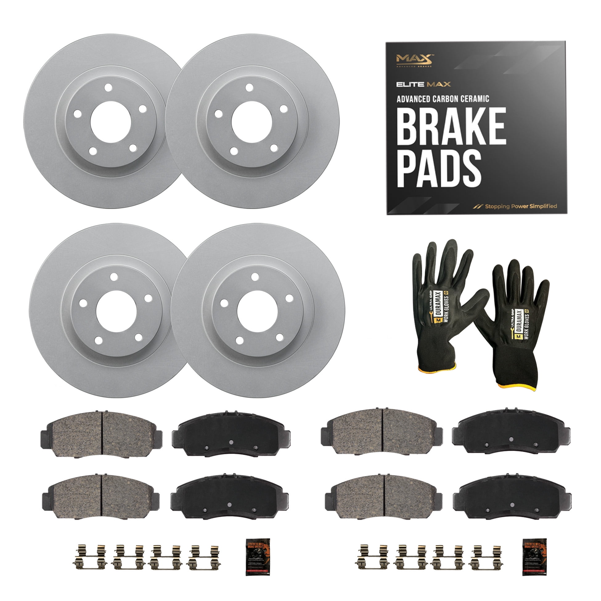 Max Advanced Brakes - Brake Kit for 2015-2020 Ford F150 w/EPB 2018-2021 ...