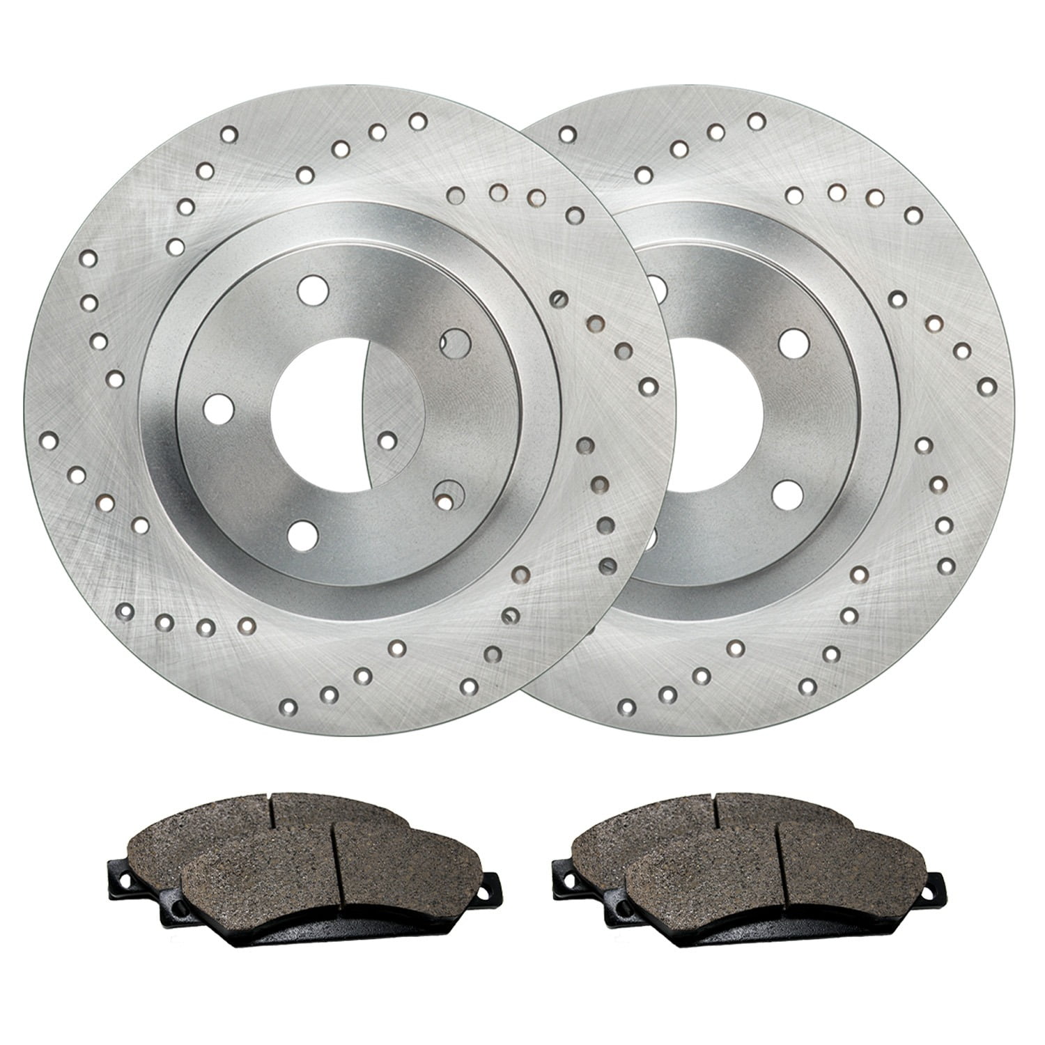 Max Advanced Brakes – MaxOne XD Series Rear Brake Pads and Rotors Kit ...