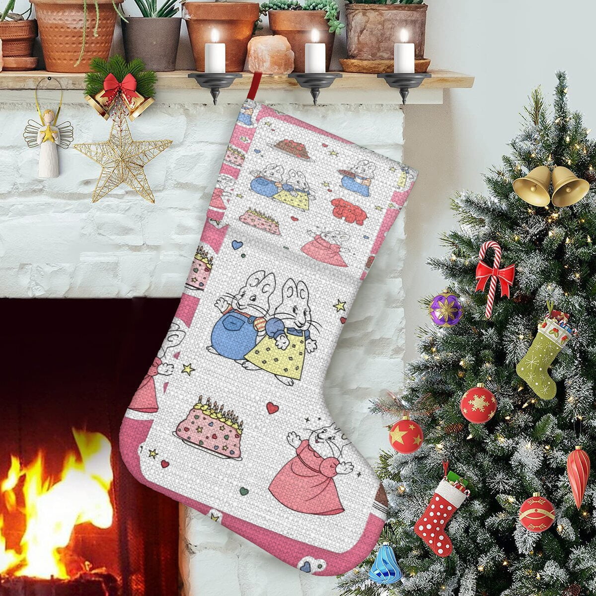 Max And Ruby Themed Christmas Socks - Walmart.com
