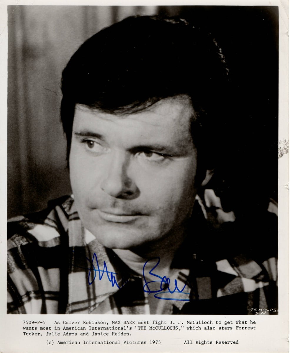 Max Baer Jr. Signed Autographed 8X10 Photo The McCullochs JSA JJ41646 ...
