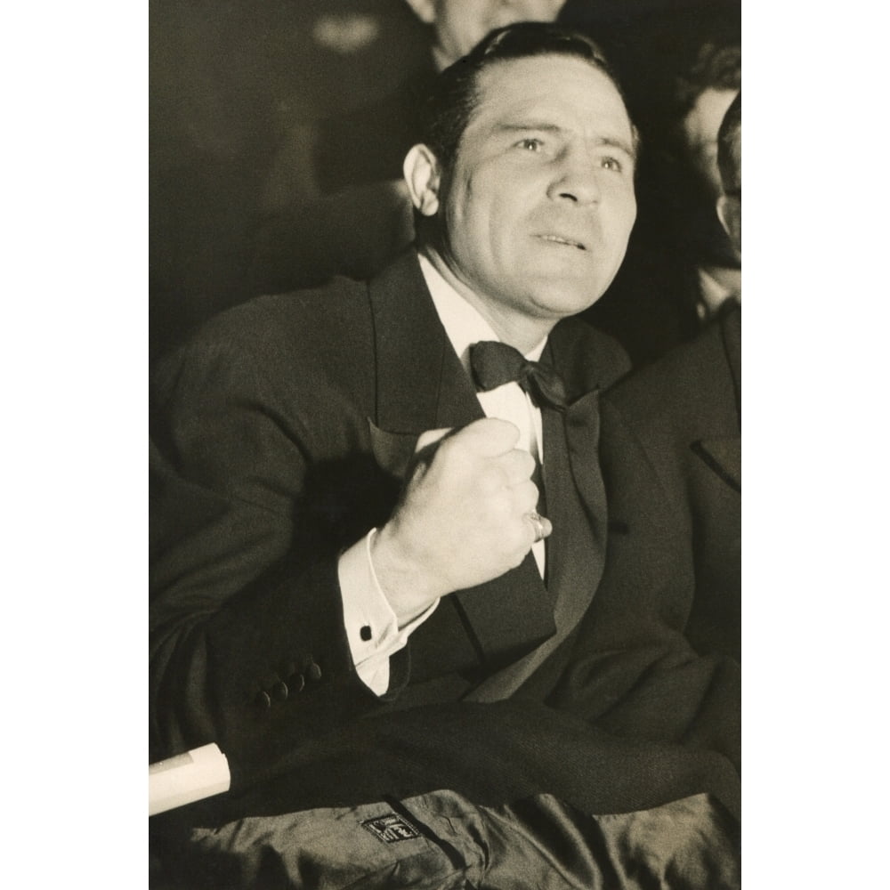 Max Baer Watches The Ben Foord-Tommy Farr Boxing Match Of March 3 ...