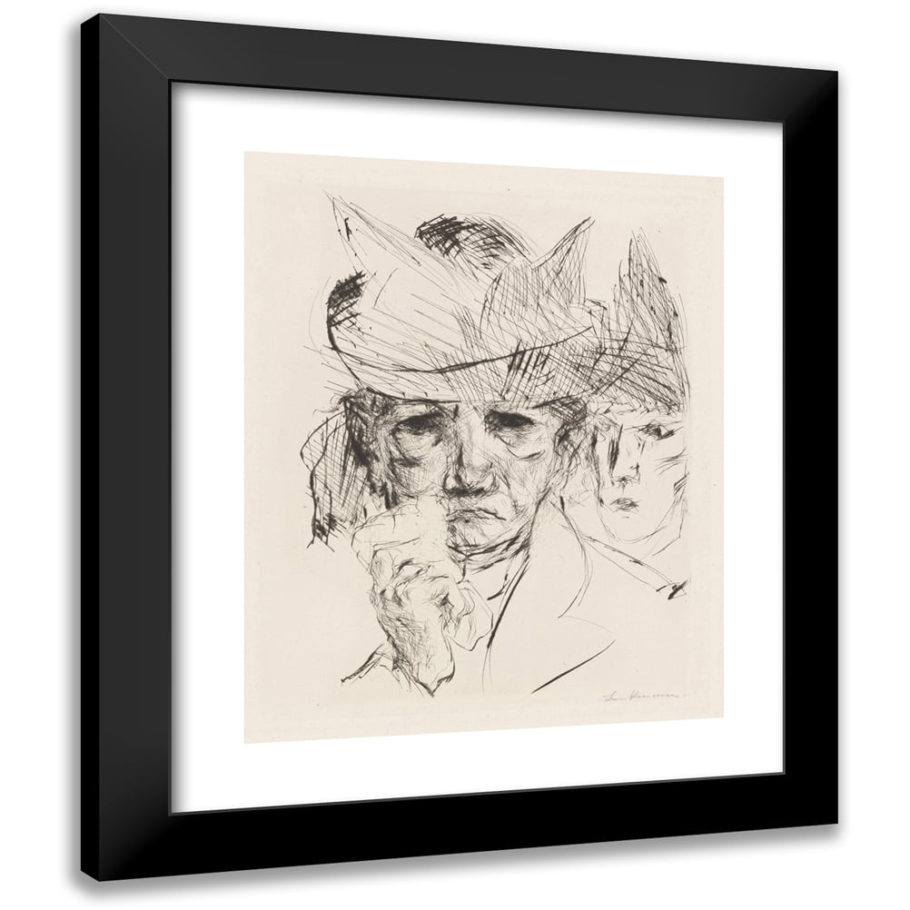 Max Beckmann 12x14 Black Modern Framed Museum Art Print Titled - Crying ...