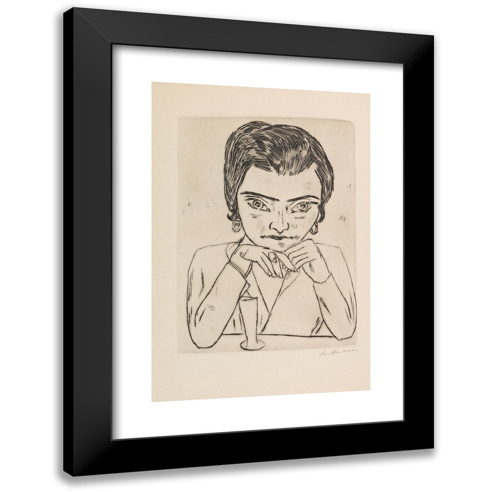 Max Beckmann 13x18 Black Modern Framed Museum Art Print Titled - Max ...