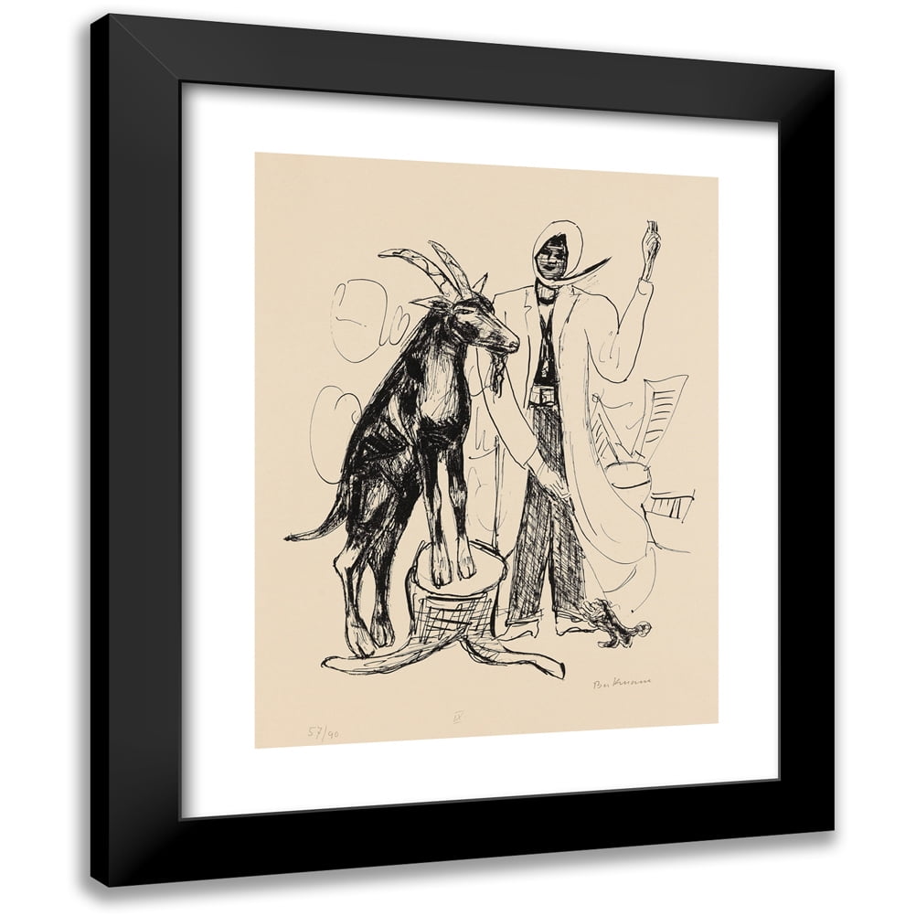 Max Beckmann 15x18 Black Modern Framed Museum Art Print Titled - The ...