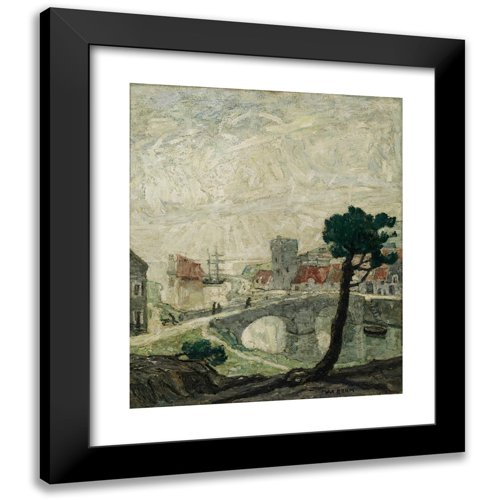 Max Bohm 12x14 Black Modern Framed Museum Art Print Titled - Ancient ...