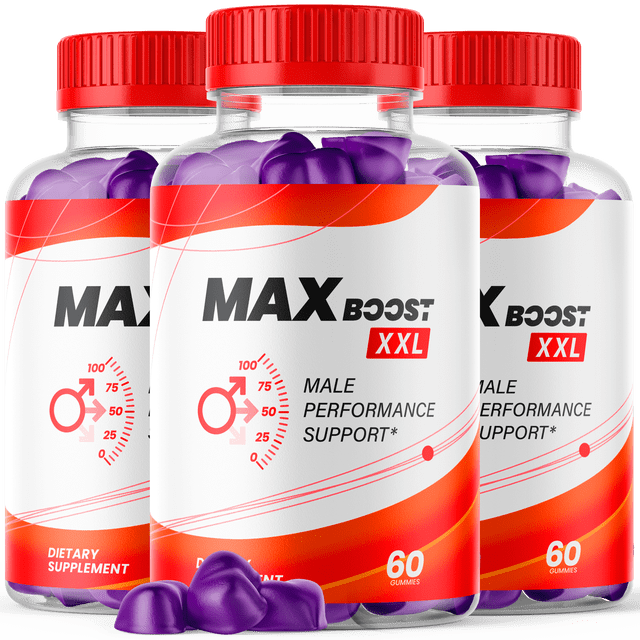 Max Boost XXL Gummies Advanced Formula All Natural Vitamin Supplement ...