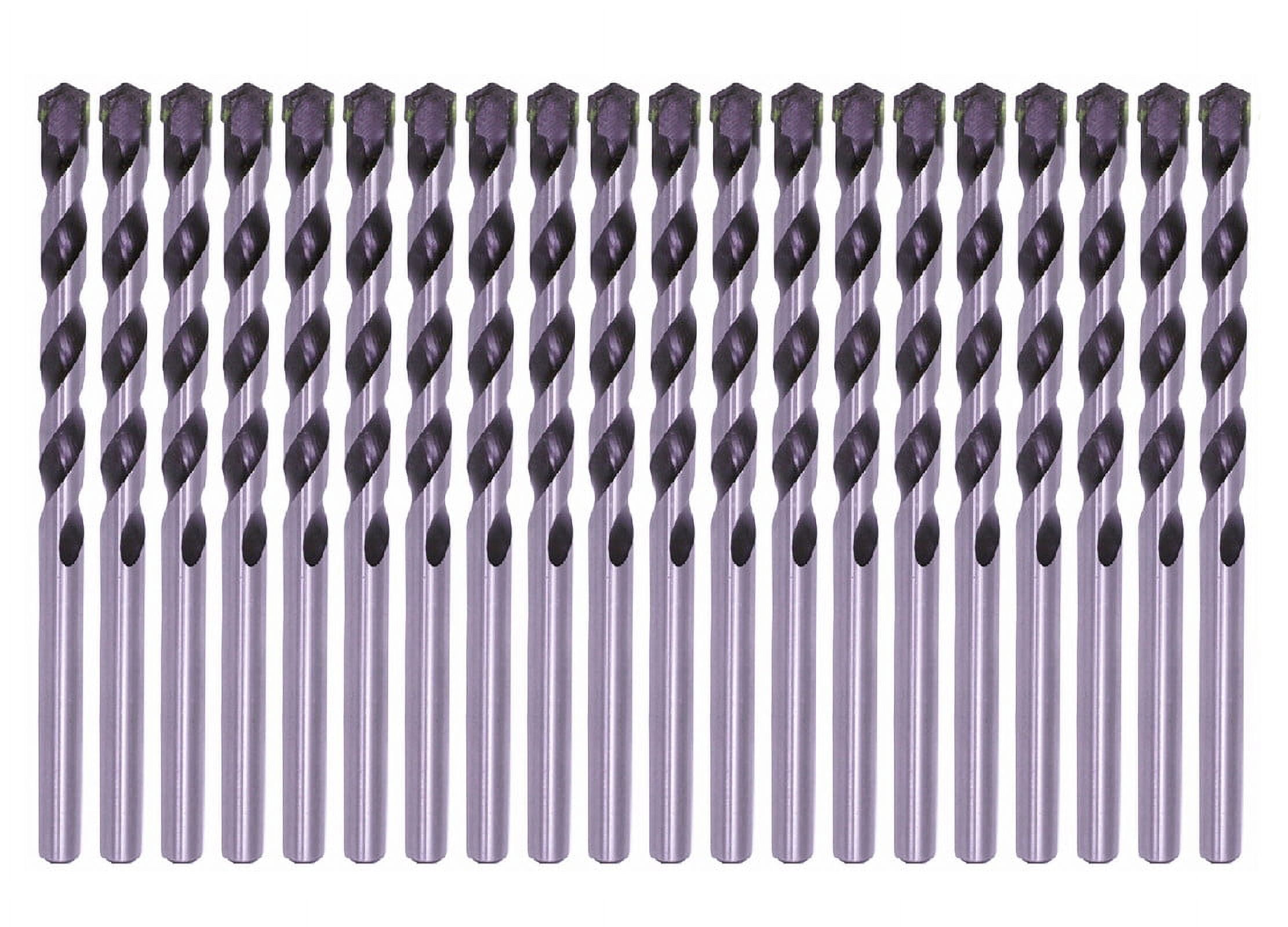 Max-Craft Masonry Drill Bit 1/8" Carbide Tip Black/White Drill Concrete ...