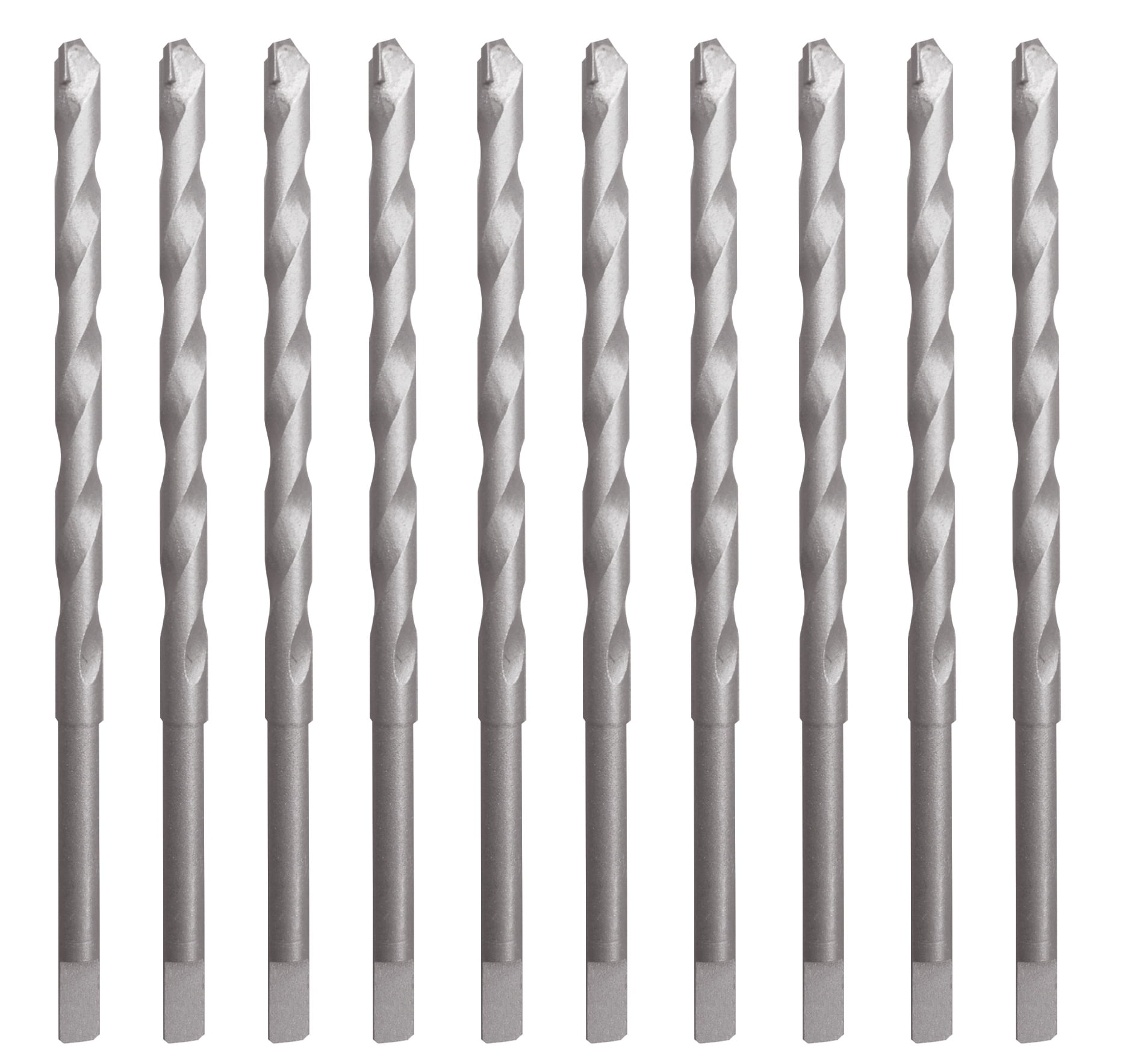 Max-Craft Masonry Drill Bit Set Carbide Tip Flat Shank Drill Concrete ...