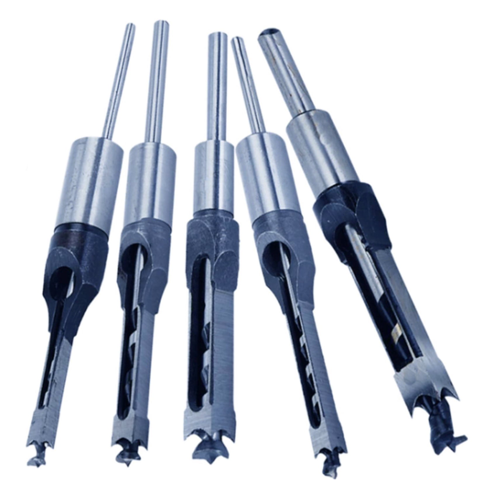 Max-Craft Wood Square Hole Mortise Chisel Bit Cutter 5Pcs Set Size 1/4 ...