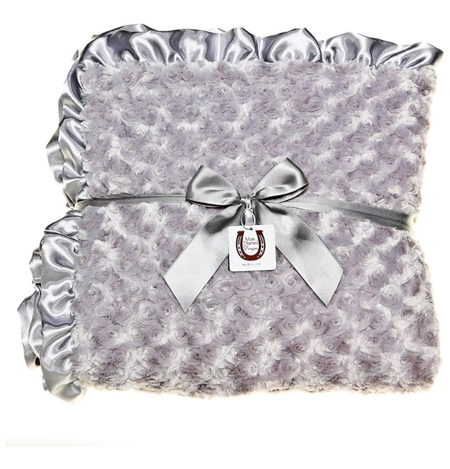 Max Daniel Rosebuds Adult Throw - Double Sided and Ruffle Edge 1142 ...