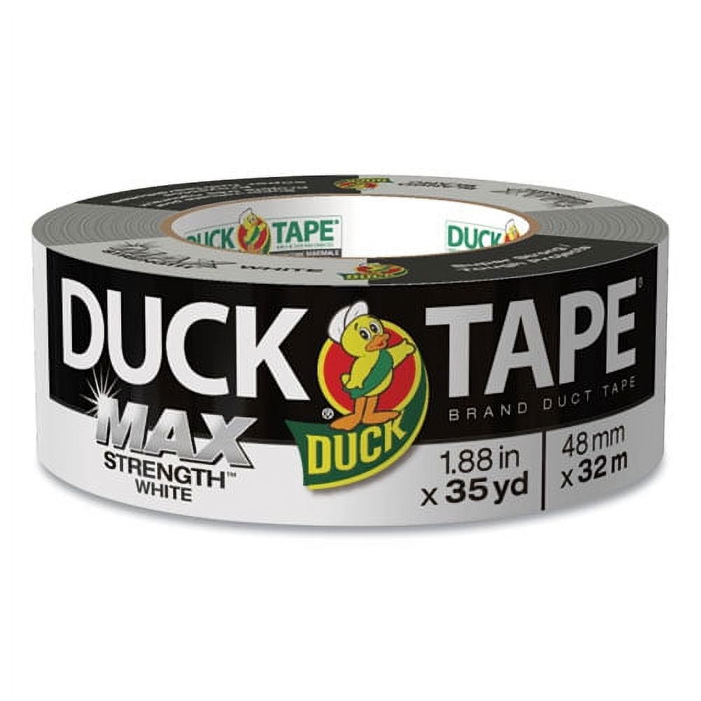 Max Duct Tape, 3" Core, 1.88" X 35 Yds, White | Bundle of 10 Rolls - Walmart.com
