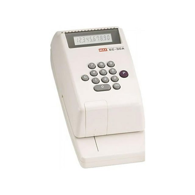 Max EC-30A 10-digit Print Electronic Check Writer, Personal, Business ...