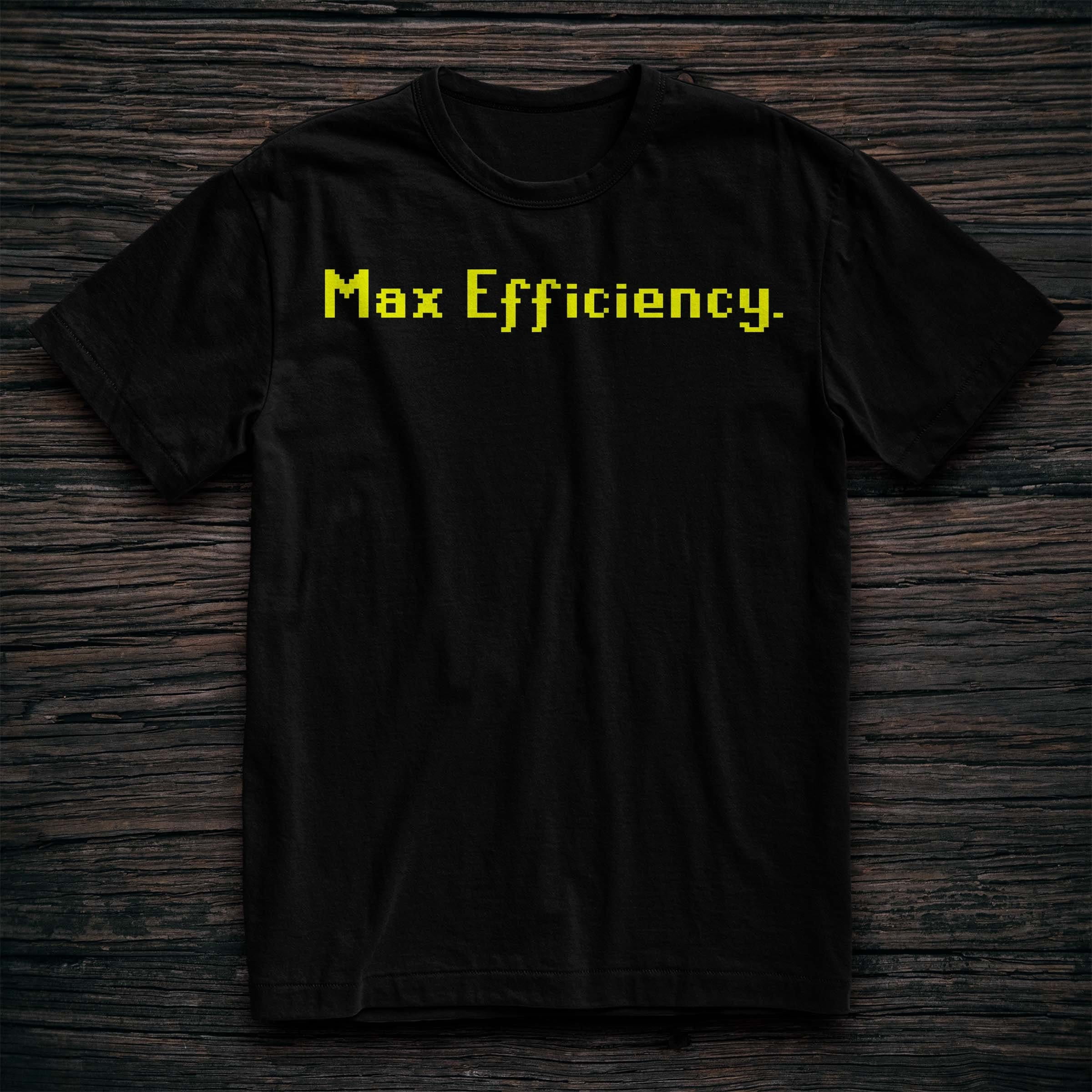 Max Efficiency Old School Shirt OSRS - Walmart.com