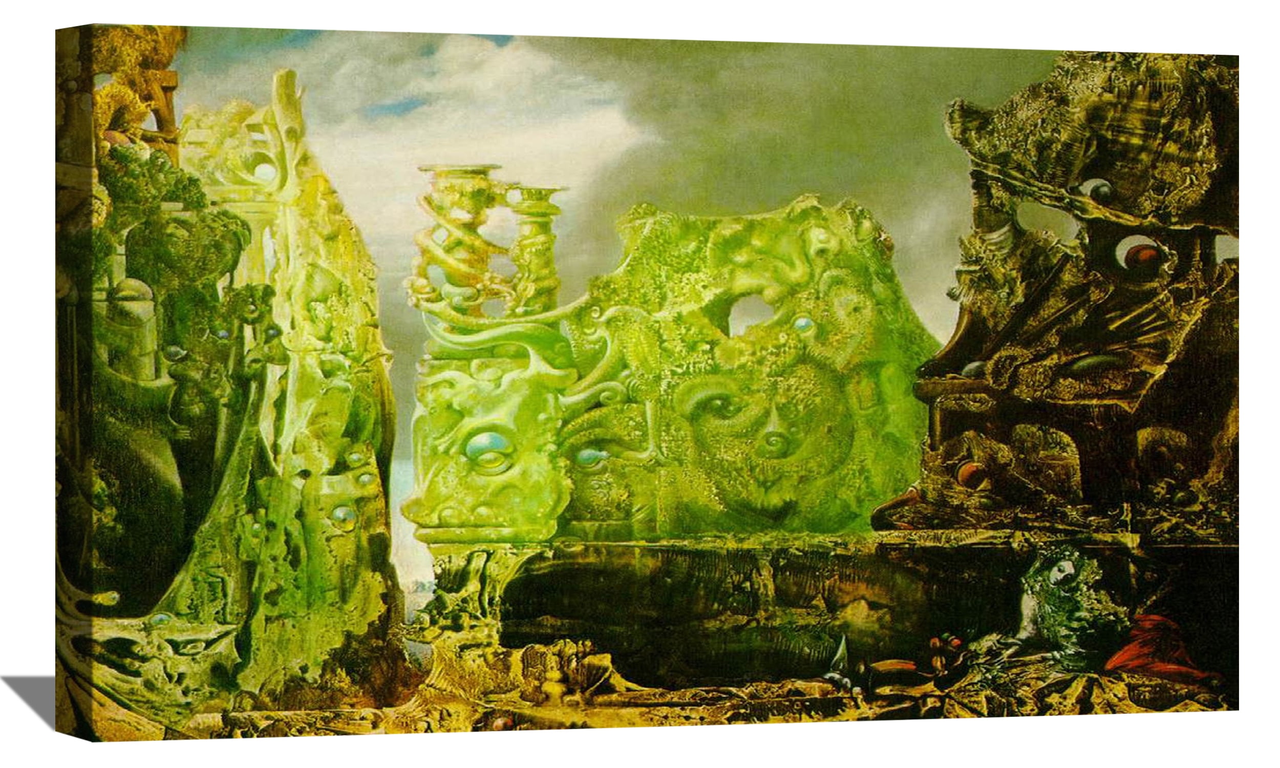 Max Ernst Painting The Eye of Silence Surrealistic Canvas Art Framed ...