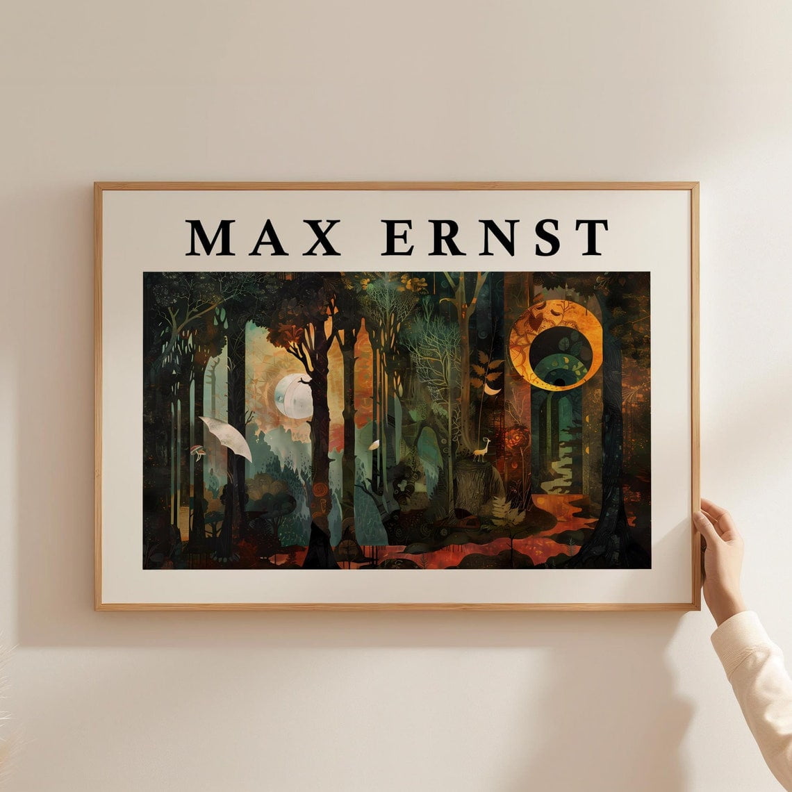 Max Ernst Poster - Surrealist Art As Max Ernst Print, True To Original ...