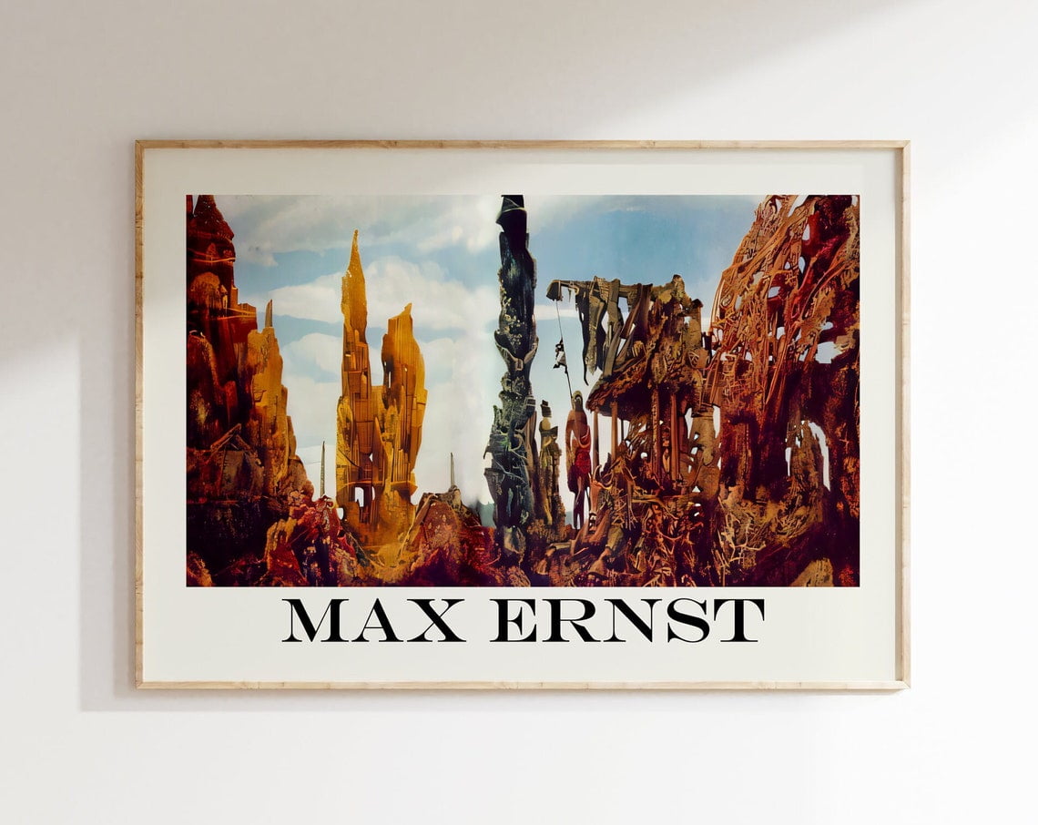 Max Ernst Poster - Surrealist Art As Max Ernst Print, True To Original ...
